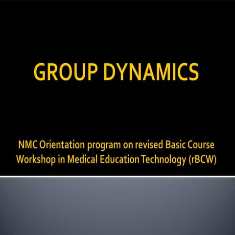 Group dynamics.ppt
