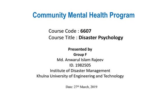 Mental health in primary health care in India: The Gumballi experience ...