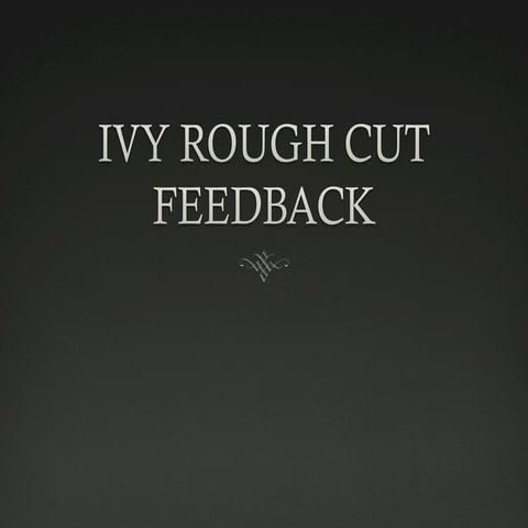 Group feedback rough cut ivy | PDF