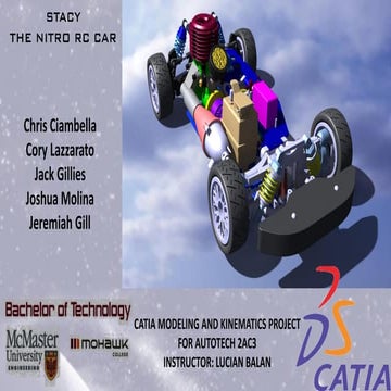 CATIA Modeling and Kinematics Project | PDF