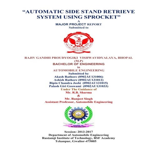 mechenical engineering project | PDF