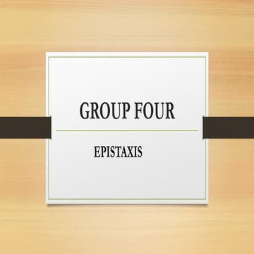 GROUP FOUR first aid emergency and disaster management | PPTX