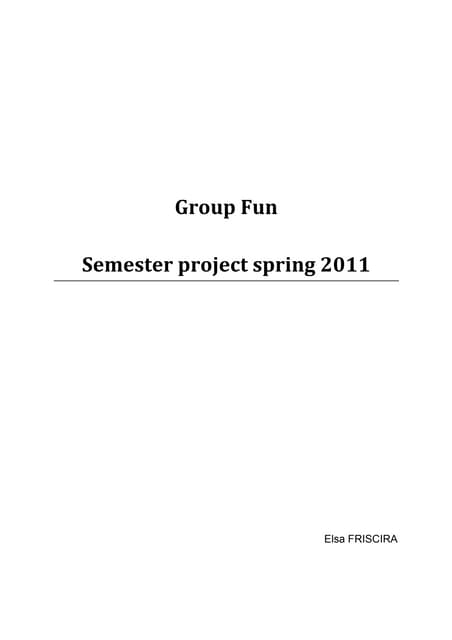 GroupFun design process poster | PPTX