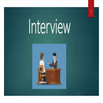 Interview | PPT