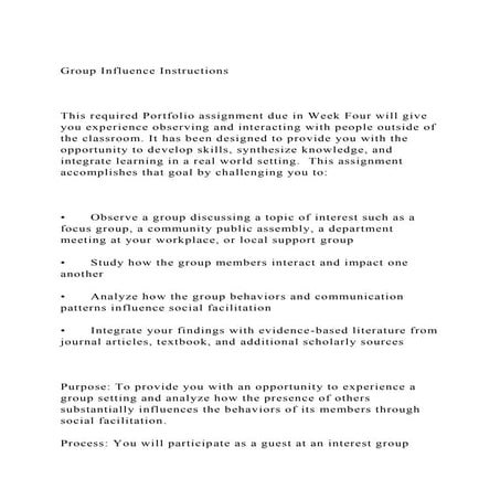 Group Influence InstructionsThis required Portfolio assignme.docx