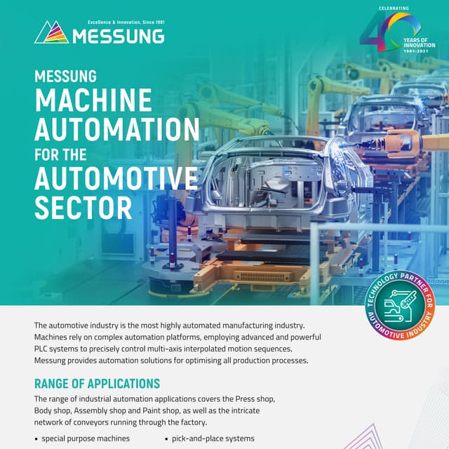MESSUNG MACHINE AUTOMATION FOR THE AUTOMOTIVE SECTOR | PDF