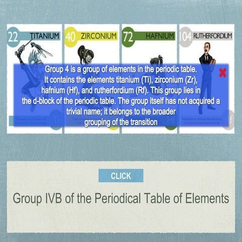 Group IV-B elements | PPTX