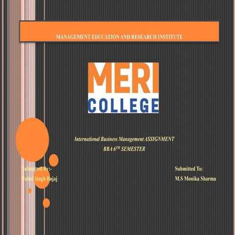Group no 4, meri college bba | PPT