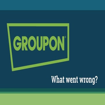 Groupon company presintation eecs 441 | PDF