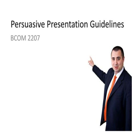 Group Presentation Guidelines | PPTX