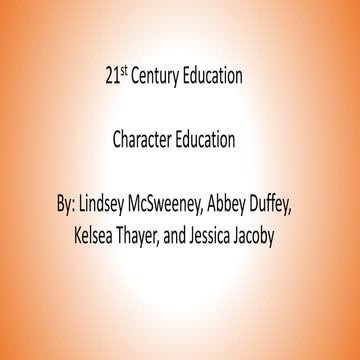 Group Powerpoint Character Education | PPT