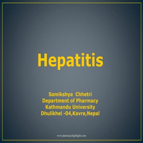 HEPATITIS | PPT