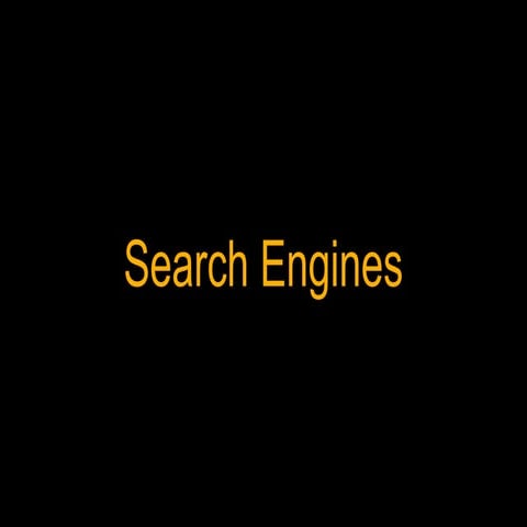 Group prez search engines | PPT