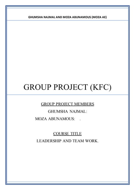 (HRM)_processes of KFC .docx