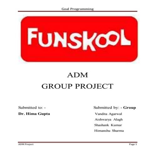 Funskool Case study | PPTX