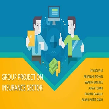 Group project on insurance sector ppt | PPT