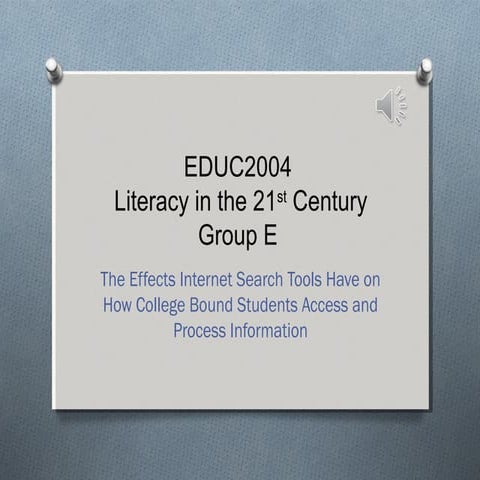 Group project presentation revised | PPT