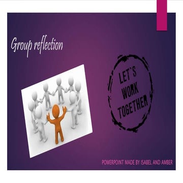 Group reflection eumind | PPT