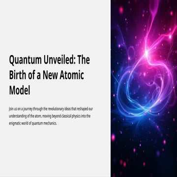 Physical Science SHS 2.4 Quantum Mechanical Model of the Atom.pptx
