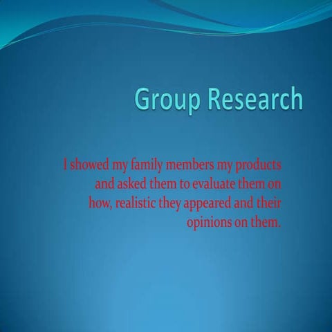 Group research | PPTX | Technology & Computing