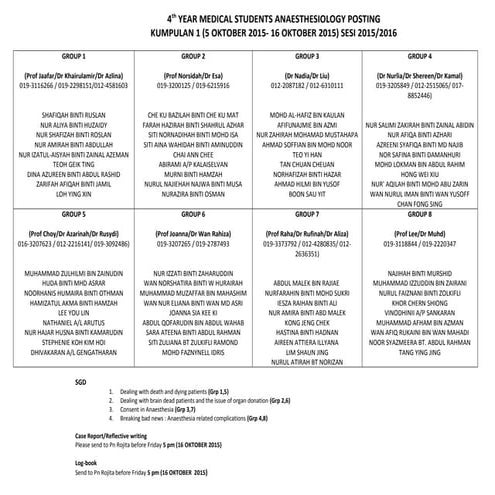 Group roster kump 1 | DOC