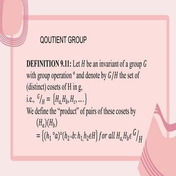 GROUPS-QOUTIENT, PRODUCT OF SUBGROUP, COMPOSITION SERIES.pptx