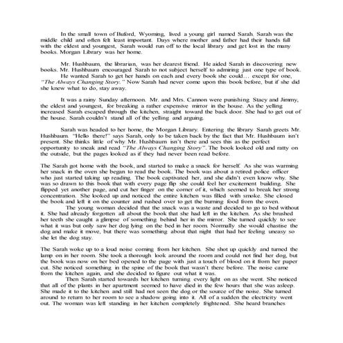 Group short story final | DOCX
