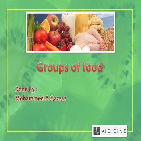 Groups of food | PPTX