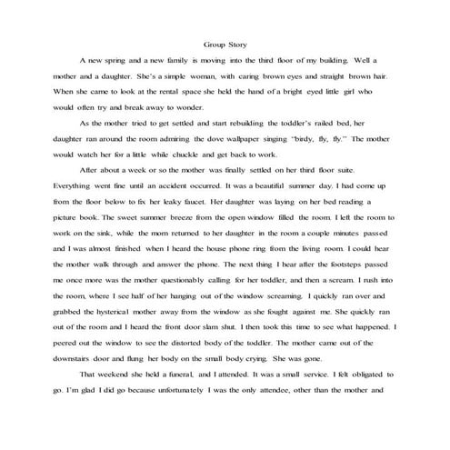 Group Story | DOCX