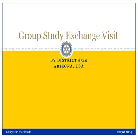 Group Study Exchange Visit | PPTX