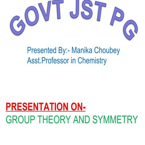 SYMMETRY ELEMENTS AND SYMMETRY OPERATIONS | PPTX