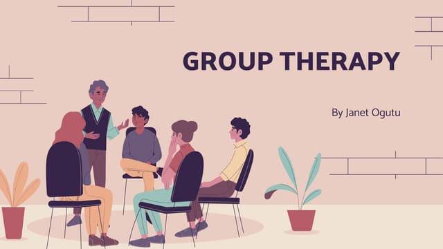 Group therapy | PDF