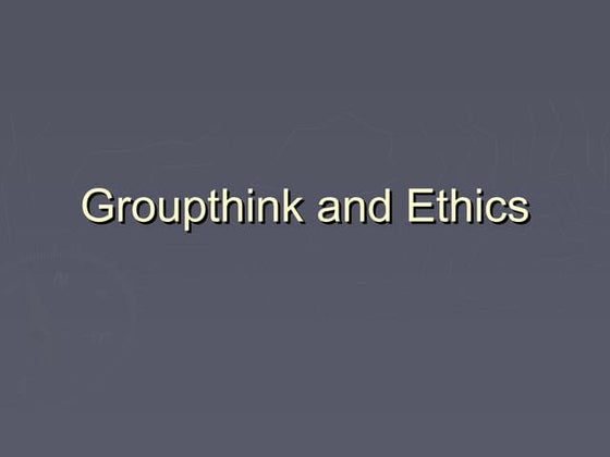 Group Think | PPT
