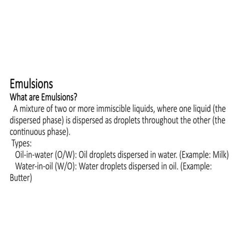 group two.pptx presentation about emulsion | PPT
