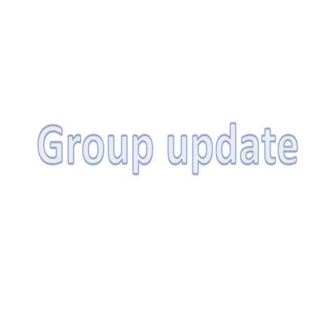 Group update | PPTX | Technology & Computing
