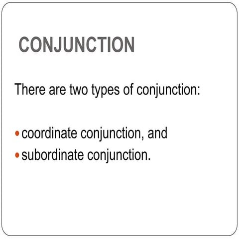 Conjunction | PPTX
