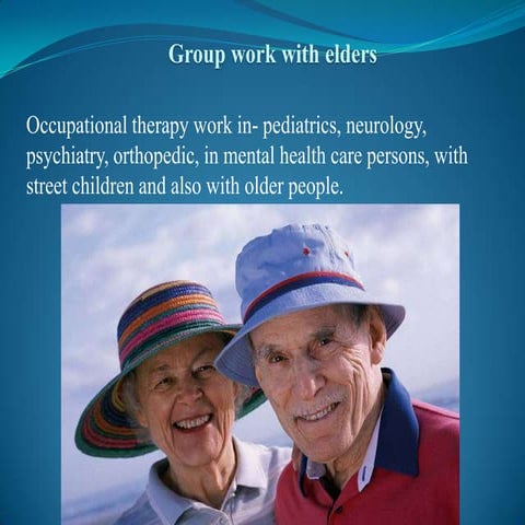 Group work with elderly | PPTX