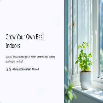 How to Grow Basil? | PPTX