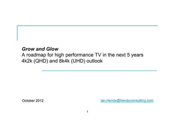 GOLE - HDXc Refresh. Next Generation Architecture | PPT