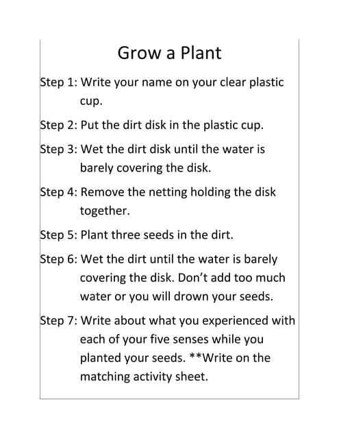 Lab 1 how a plant grows | PPT