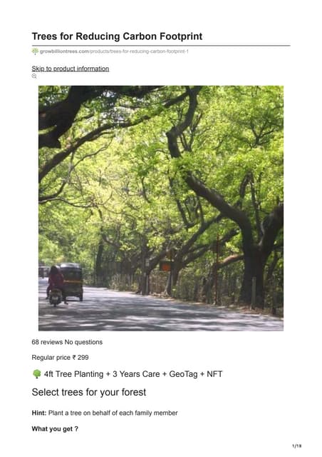 importance of trees | PPTX