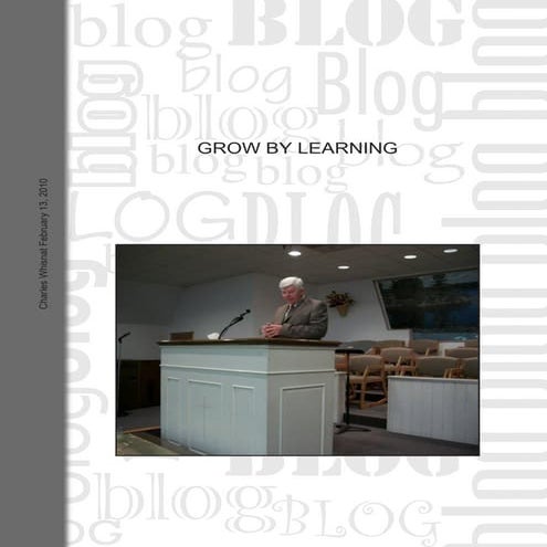 Grow By Learning[2] Jan To April 09 | PDF