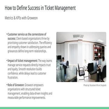 How to Define Success in Ticket Management: Metrics & KPIs with Groweon ...