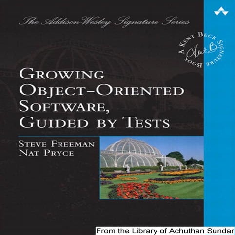 Growing object oriented software | PDF | Programming Languages | Computing