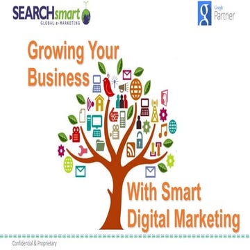 Growing your business with digital marketing | PPT