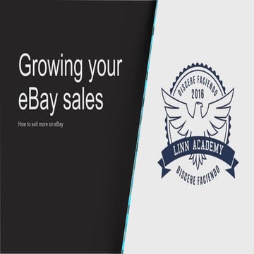 Growing your eBay Sales with Linnworks | PPTX | Sales | Business