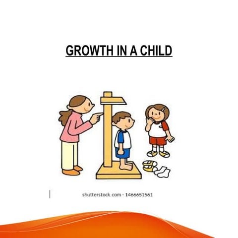 Growth Anthropometry Pediatrics Med Pptx
