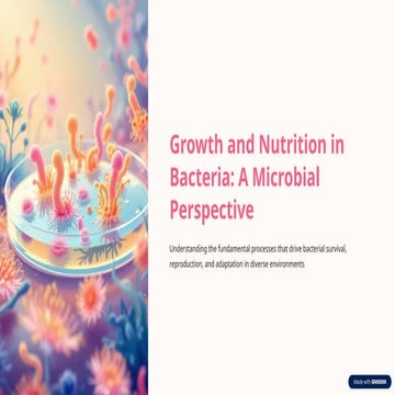 Comprehensive Insights into Bacterial Growth and Nutrition: Microbial ...