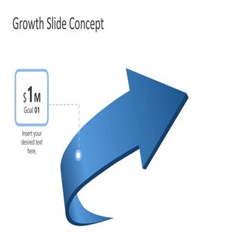 Growth arrow-slide-template | PPTX