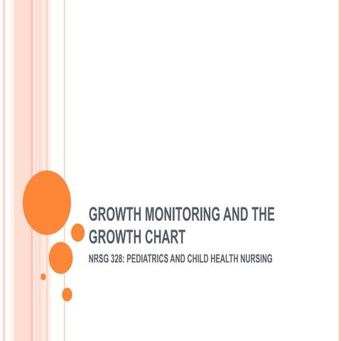 Growth monitoring | PPTX
